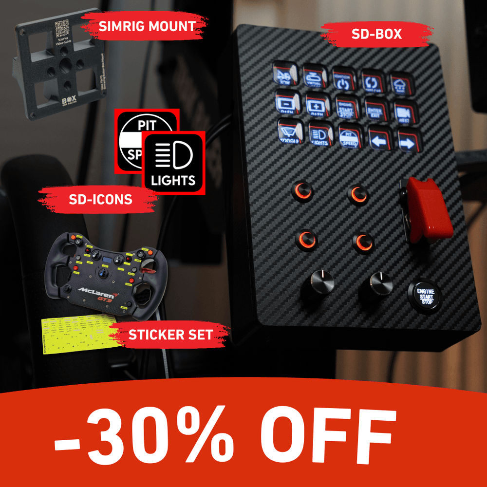 The BEST Simracing Button Box for Simracers | BoxOneRacing