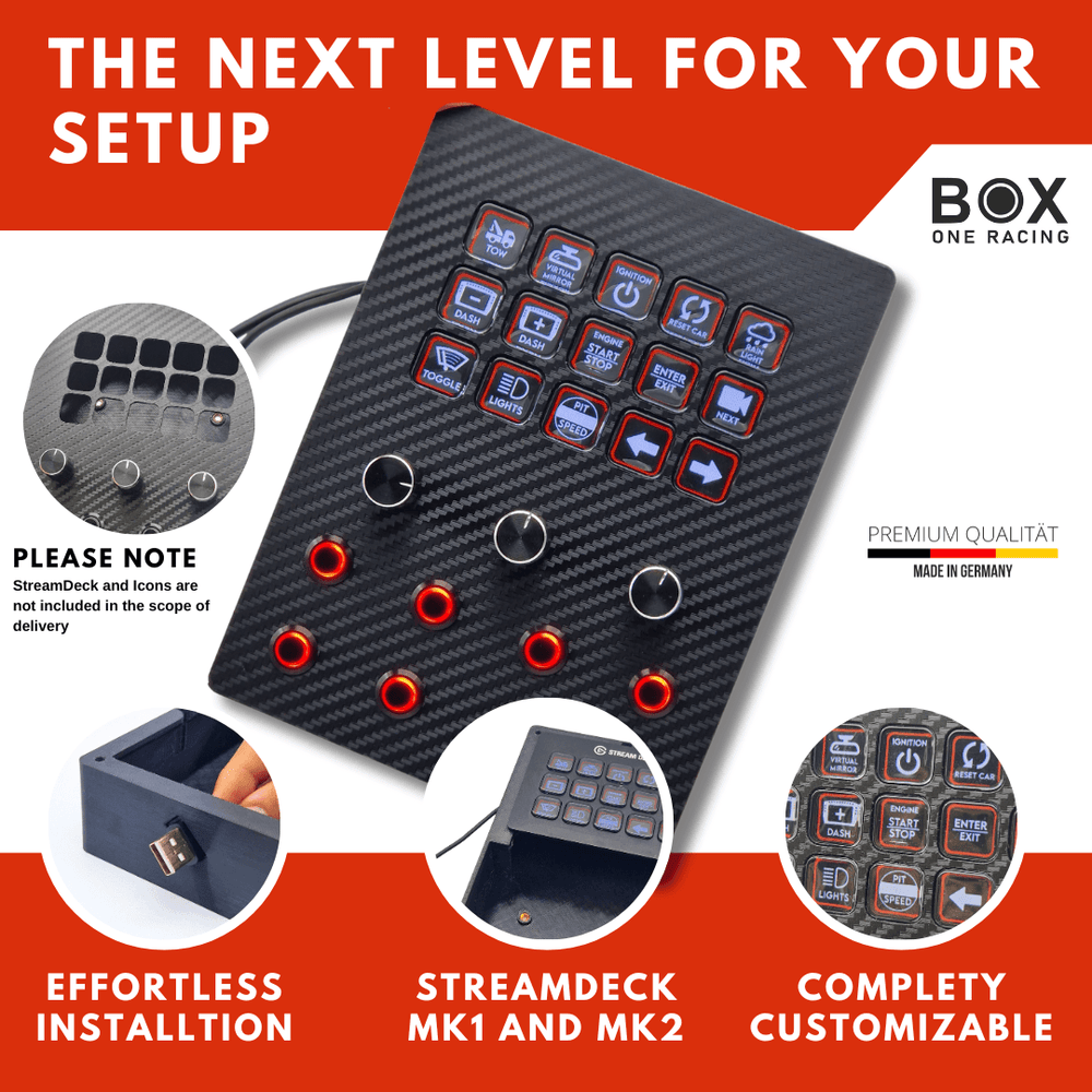 Die BESTE Simracing-Button-Box für Simracer | BoxOneRacing