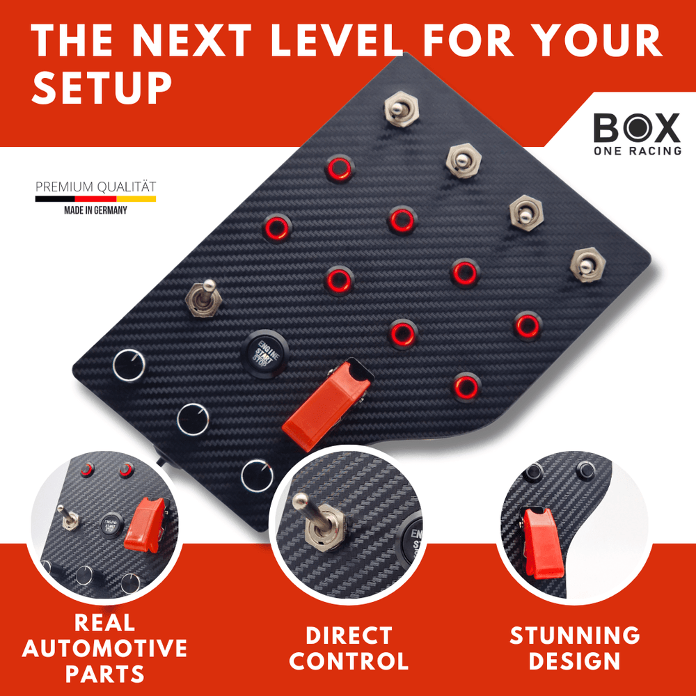 The BEST Simracing Button Box for Simracers | BoxOneRacing