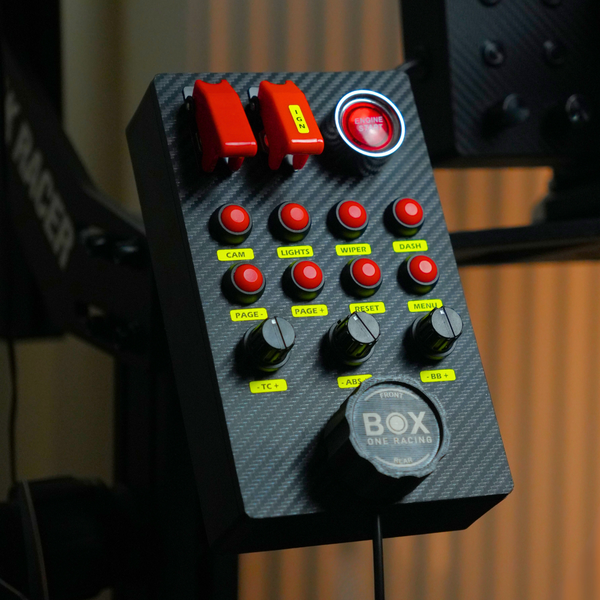 The BEST Simracing Button Box for Simracers | BoxOneRacing