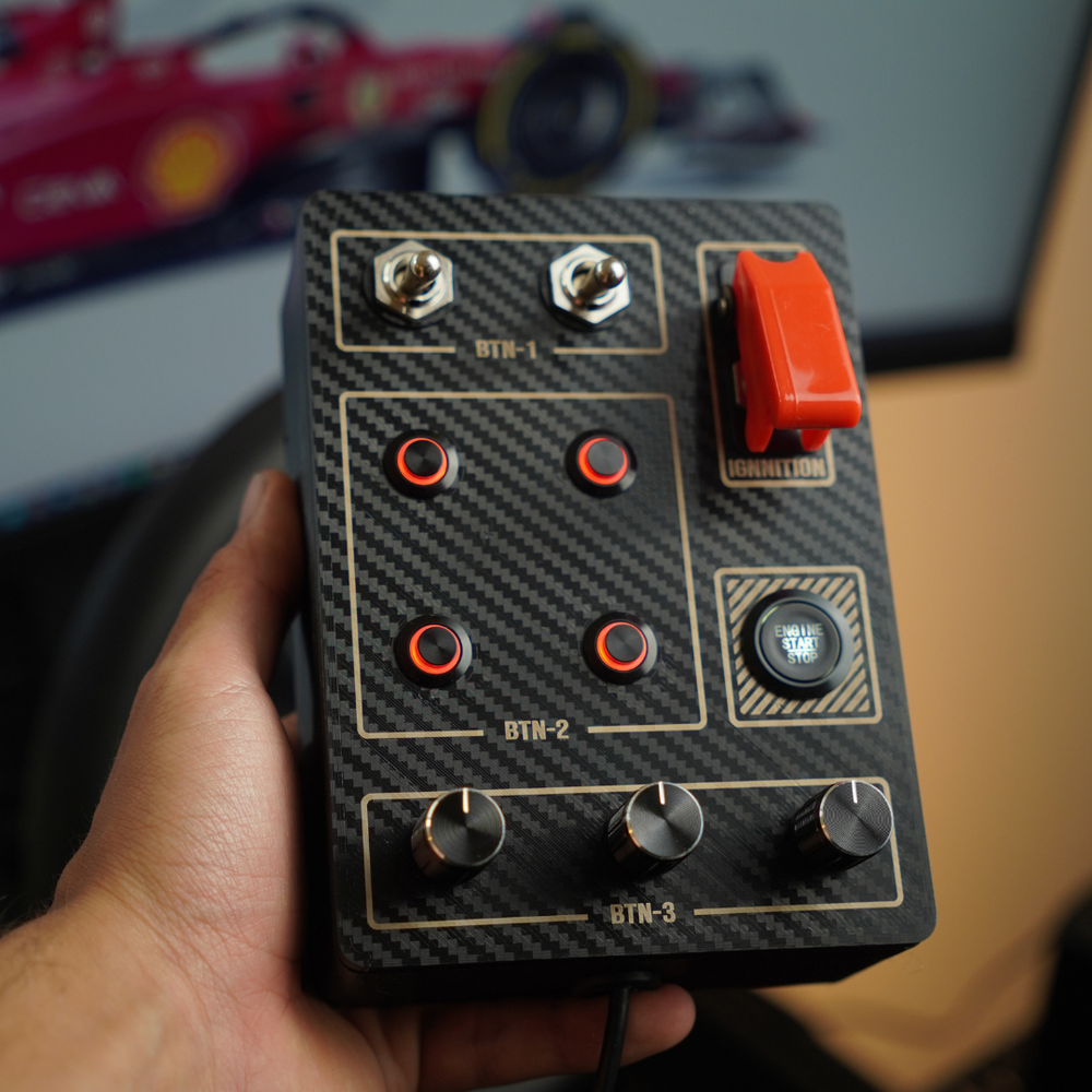 Die BESTE Simracing-Button-Box für Simracer | BoxOneRacing