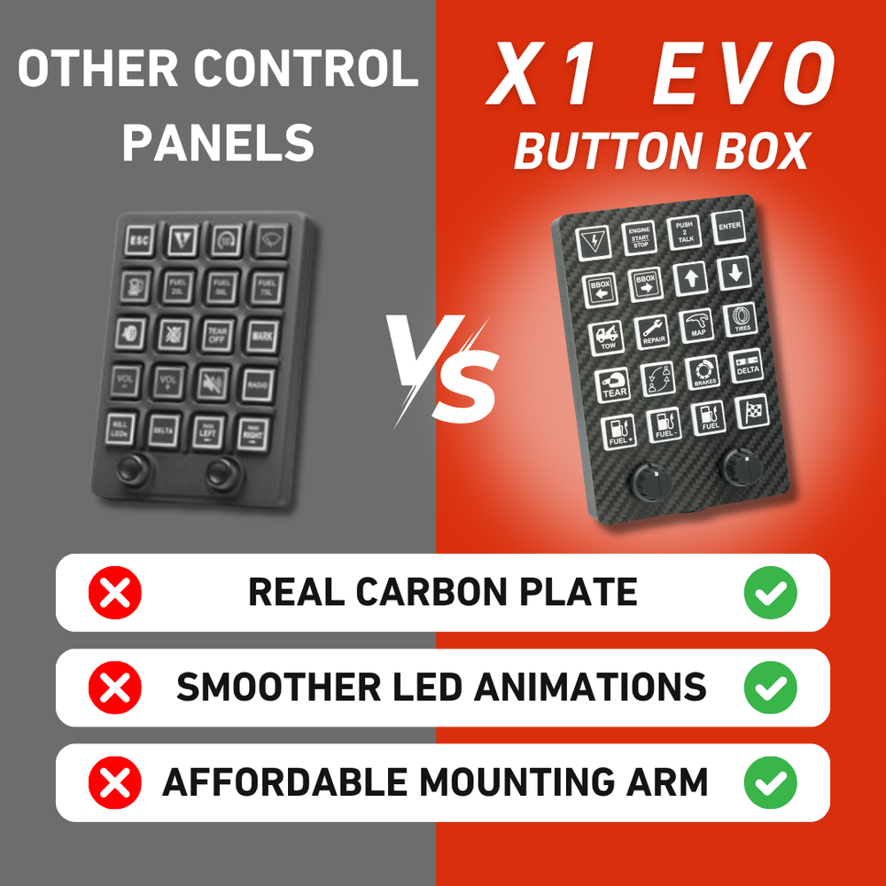 X1 EVO Simracing Button Box